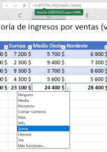 Fórmula para obtener el total en Excel Recursos Excel