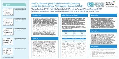 Can An ESP Block During Lumbar Open Fusion Significantly Decrease Post Op Opioid Use