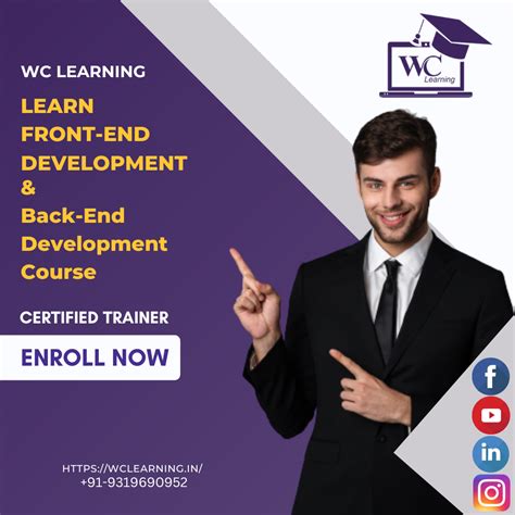 Conquer On Web Development By Learning Front End And Back End Development Course By Wclearing