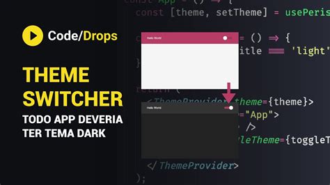 Tema Lightdark Com React Styled Components E Typescript Codedrops 16 Youtube