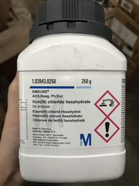 Iron Iii Chloride Hexahydrate 1malaysia Bio Lab