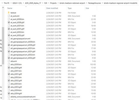 MSFS20 Can T Add Models To ADE20 Alpha17 FSDeveloper