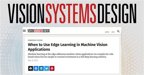 When To Use Edge Learning In Machine Vision Applications Cognex