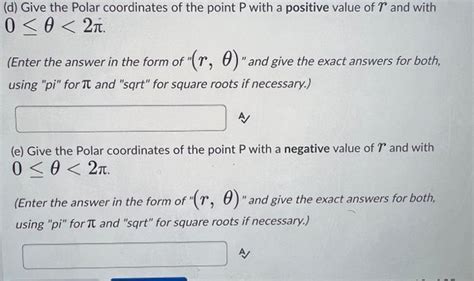 Solved Consider The Point Given In Cartesian Coordinates As Chegg