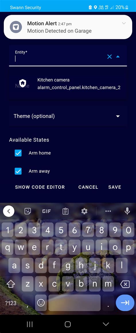 Alarm Control Panel State Issue Fuatakgun Eufy Security GitHub