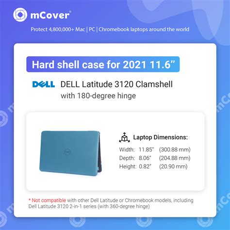 Mcover For Inch Dell Latitude Clamshell Windows Laptops