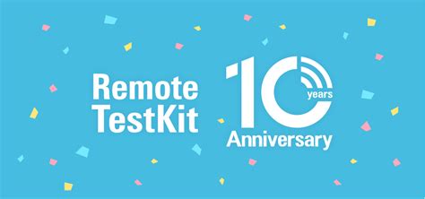 Remote Testkit 10周年記念サイト