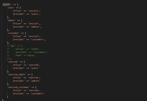Dynamic Guard Change For Spa Authorization Issue Laravel Sanctum GitHub