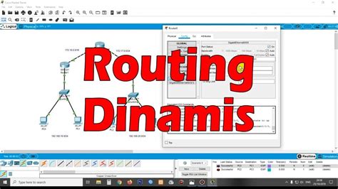 konfigurasi routing dinamis di cisco packet tracer 1 persiapan youtube
