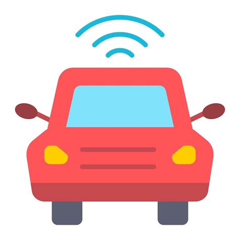 Premium Vector Smart Car Icon