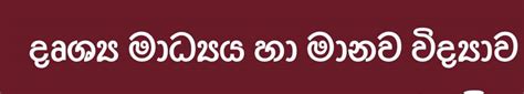 External 1 දෘශ්‍ය මාධ්‍ය හා මානව විද්‍යාව දෘශ්‍ය මාධ්‍ය ගැන හැදින්වීම දෘශ්‍ය මාධ්‍ය