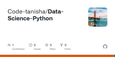 Github Code Tanisha Data Science Python