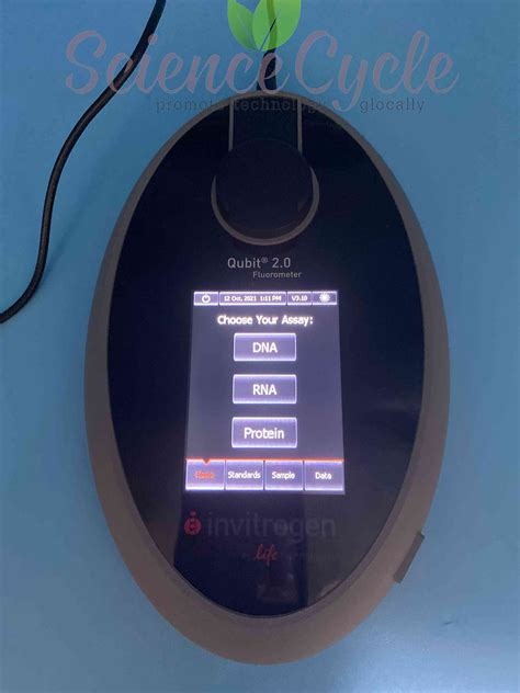 Invitrogen Qubit 2 0蛍光光度計dna、rna、タンパク質定量 Sciencecycle