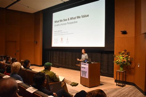Fei Fei Li Delivers Tanner Lecture On AI And Its Impacts On Humanity Yale Daily News