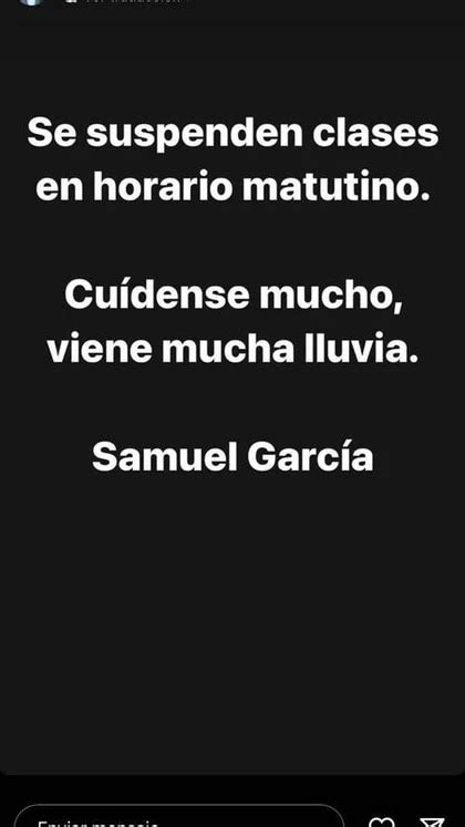 Nuevo León Samuel García Suspendió Las Clases Vespertinas De Todos Los Niveles Por Fuertes