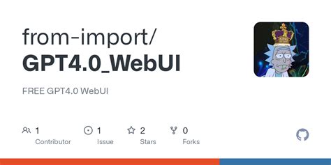 Github From Importgpt40webui Free Gpt40 Webui