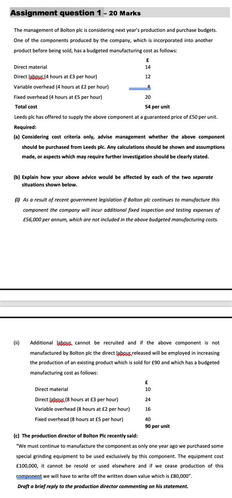 solved assignment question 1 20 marks the management of