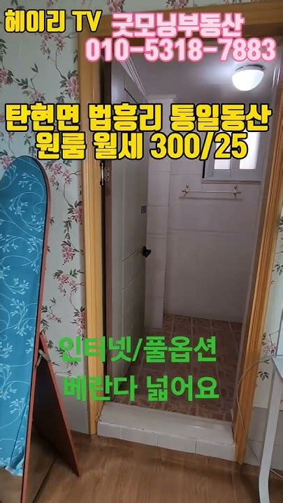 No 38b 파주 탄현면 법흥리 통일동산 시그네틱스 성동리 프로방스 파주영어마을 헤이리 원룸 월세 30025만 인터넷완비 풀옵션 채광좋은 남향집 베란다 넓은 원룸