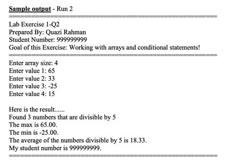 Solved Working With Arrays And Numbers In This Question You