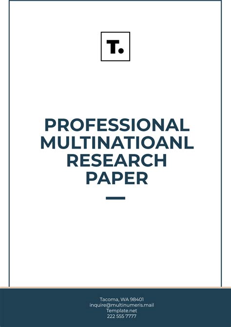 Free Research Paper Templates To Edit Online And Print