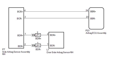 lexus nx side satellite sensor bus lost communication rh b1642
