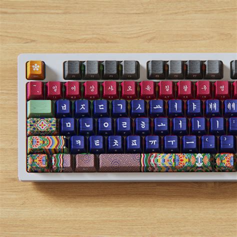 시이닷 교태전 단청 유선 Led 기계식 키보드 한국의 미 [신제품] Frisbee