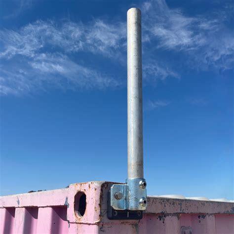 shipping container utility pole kit domino clamps