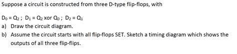 Solved Suppose A Circuit Is Constructed From Three D Type