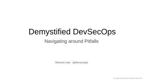 Pdf Demystified Devsecops Sans · Mobile Customer Driven Innovation