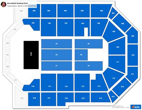 Toyota Arena Seating Chart