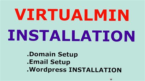 Install And Configure Virtualmin Webmin And Email On Your Vps By Cssbutton2 Fiverr