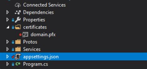 Digitteck ASP NET GRPC OpenSsl Certificate
