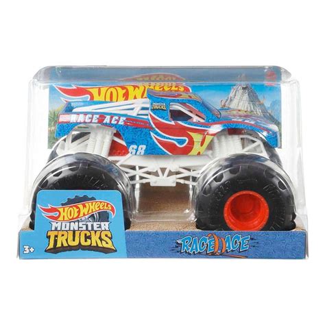 Hot Wheels Monster Trucks Oversized 124 Race Ace Incy Wincy Toys