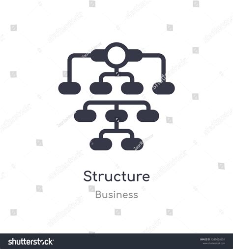 Structure Outline Icon Isolated Line Vector Stock Vector Royalty Free 1385628551 Shutterstock