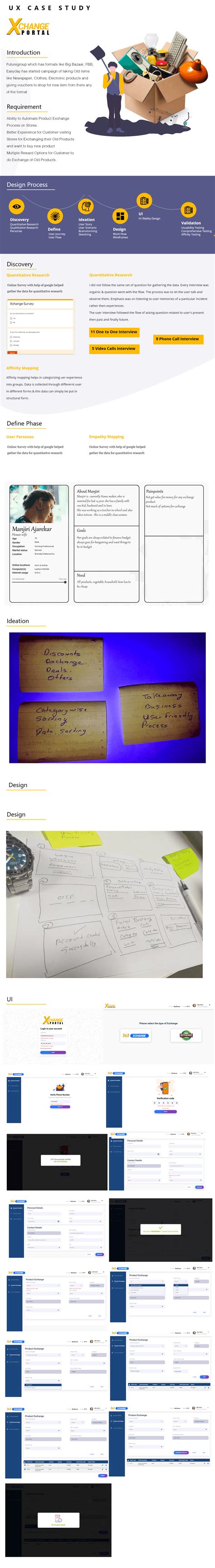 Xchange Portal UI UX Case Study Behance Xchange Portal UI UX Case Study Behance