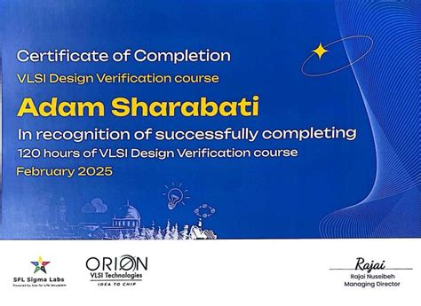 vlsi designverification systemverilog uvm chipdesign orionvlsi… adam sharabati 13 comments