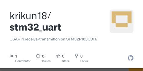 GitHub Krikun Stm Uart USART Receive Transmition On STM F C T