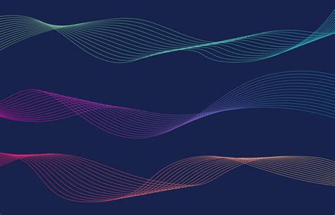 Wavy Line Design Free Stock Vectors