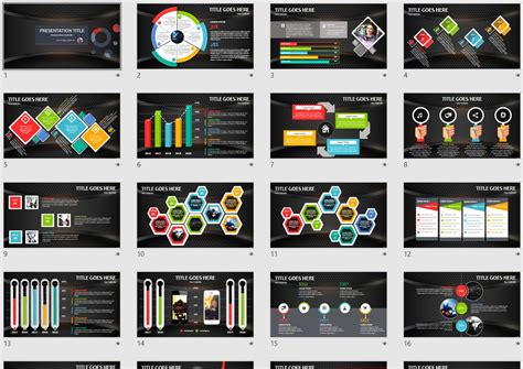 metallic red powerpoint template 56207 sagefox free powerpoint