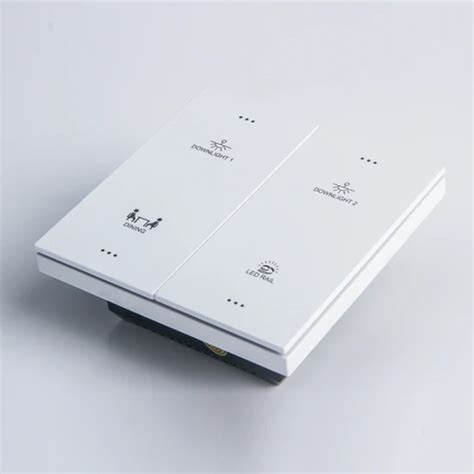 Gtd Zigbee Smart Home Wall Switch Gang Voice Control WiFi Switch White Push Button Light