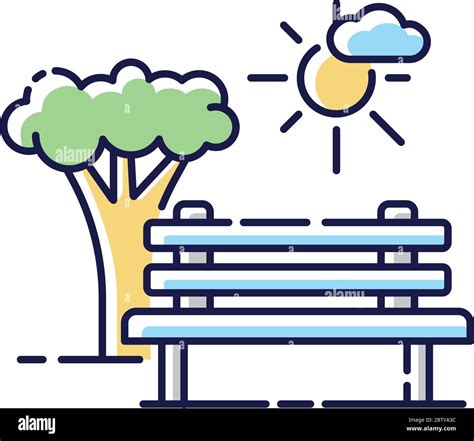 Open Space RGB Color Icon Stock Vector Image Art Alamy