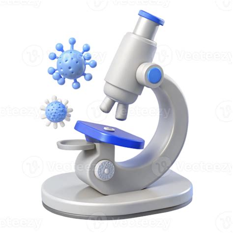 Microscope And Virus Exploring The Microscopic World 52554686 Png
