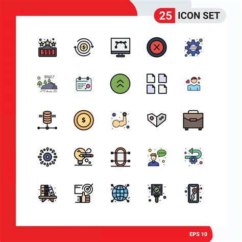 Set Of 25 Modern Ui Icons Symbols Signs For Company Wireframe Design