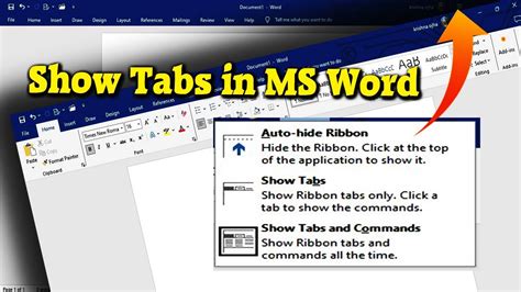 Toolbar Ribbon Disappeared In Word At Ruby Najar Blog
