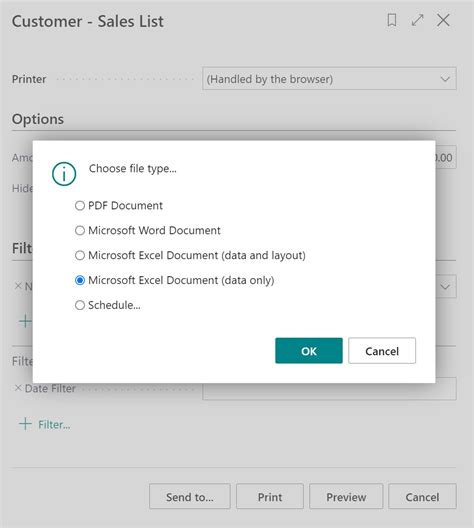Dynamics Business Central Save Report Dataset To Excel Stefano Demiliani