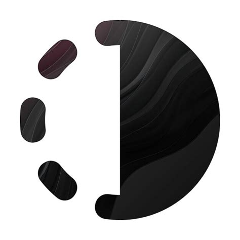 image icon opacity dark black waves background premium ai generated image