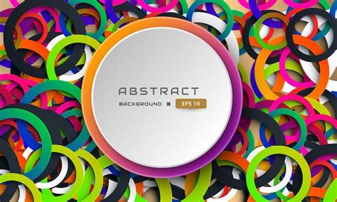 Premium Vector Abstract Circle Background