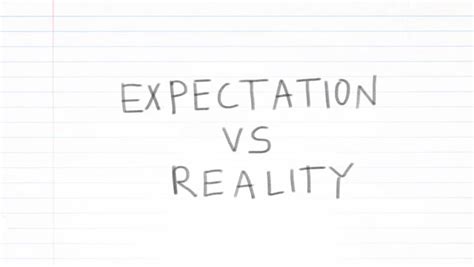 Sex Expectation Vs Reality