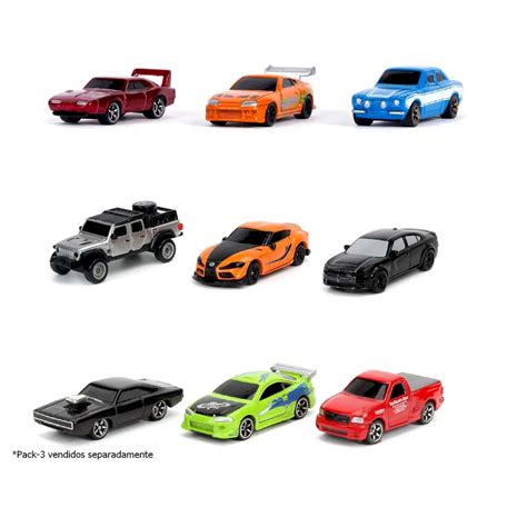 Pack Miniaturas Fast And Furious Nano Hollywood Rides Cm Jada Shopee Brasil