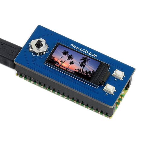 0 96 lcd display module for raspberry pi pico 160×80 the pi hut